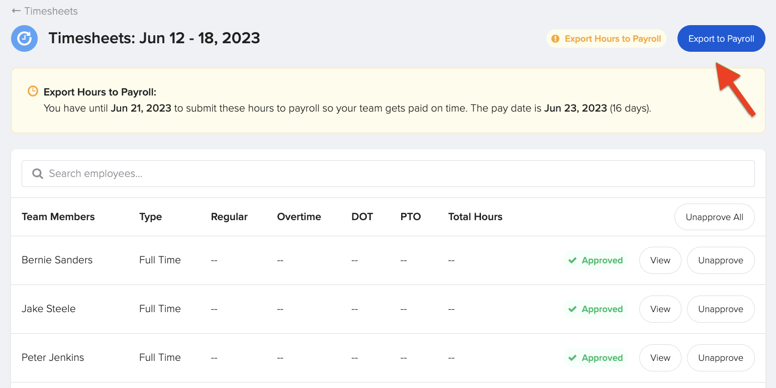 How do I process payroll using Execupay?